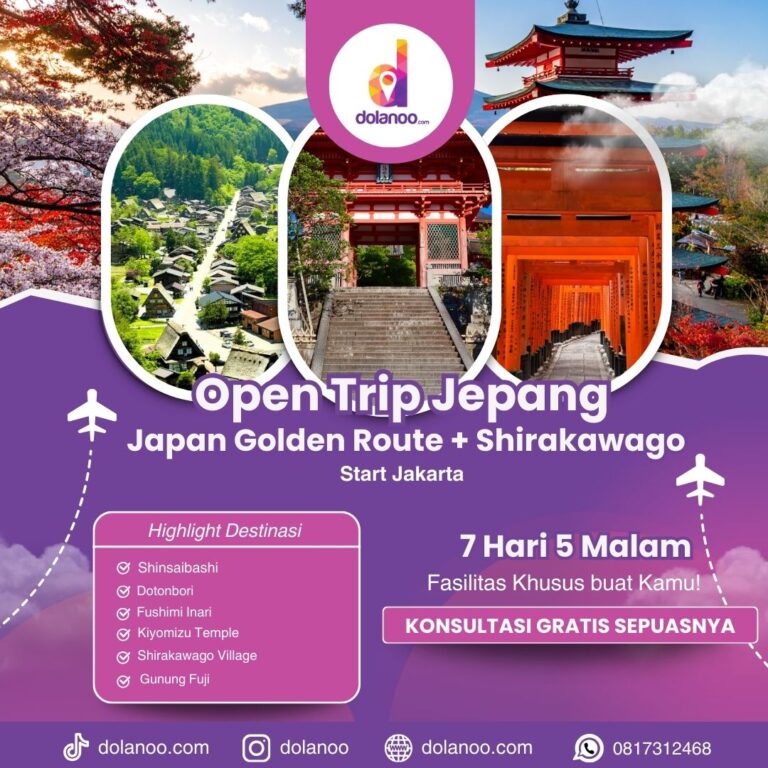 Paket Wisata Open Trip Jepang | Dolanoo